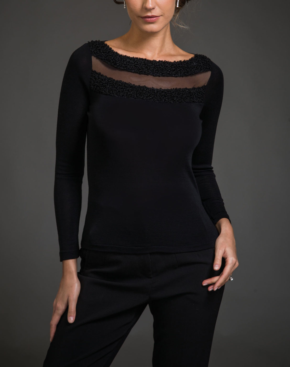 Maglia Intima Lana Seta Donna Boucle Madiva